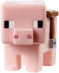 Minecraft Mini Figure Saddled Pig