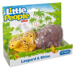 Fisher-Price® Little People® Leopard & Rhino