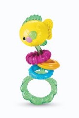 Ocean Wonders Fish Dumbell Rattle