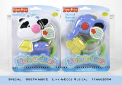 Linkadoos Musical Character Teether Asst